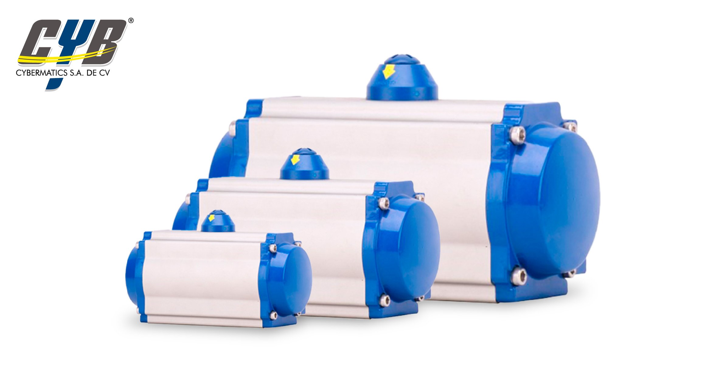 Actuadores neumáticos rotativos: funcionamiento y tipos de diseños